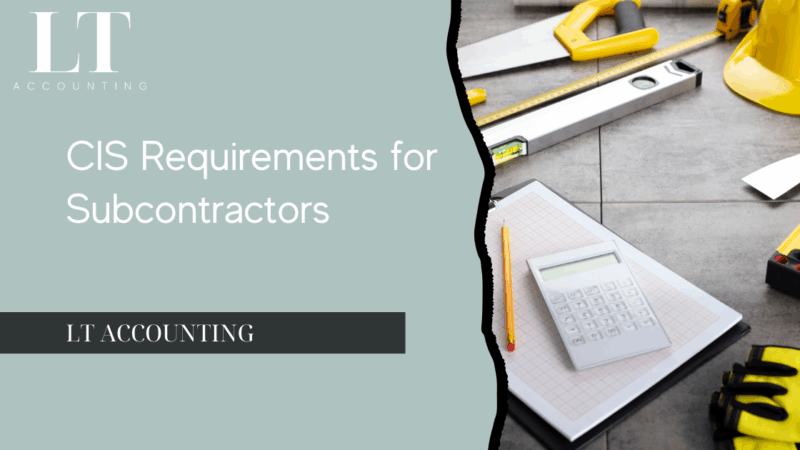 Reporting CIS Deductions To HMRC | LT Accounting Services